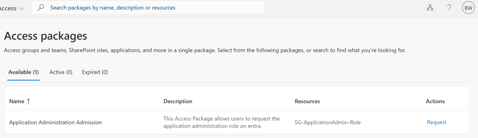 Entra ID – Using Access Packages – ThatDevBoi