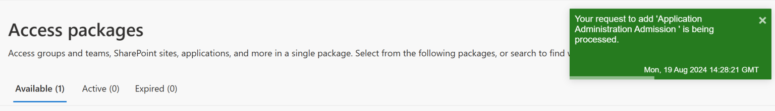 Entra ID – Using Access Packages – ThatDevBoi